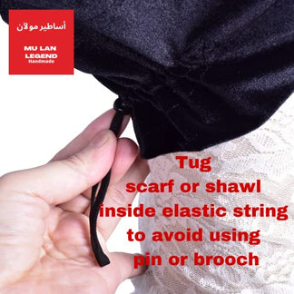 Mu Lan Shaper Velvet | Anti-Slip | Non-Slip | Velvet Under Scarf – Mu ...